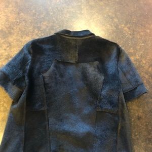 Narciso Rodriguez | Jackets & Coats | Narciso Rodriguez Black Shaved ...